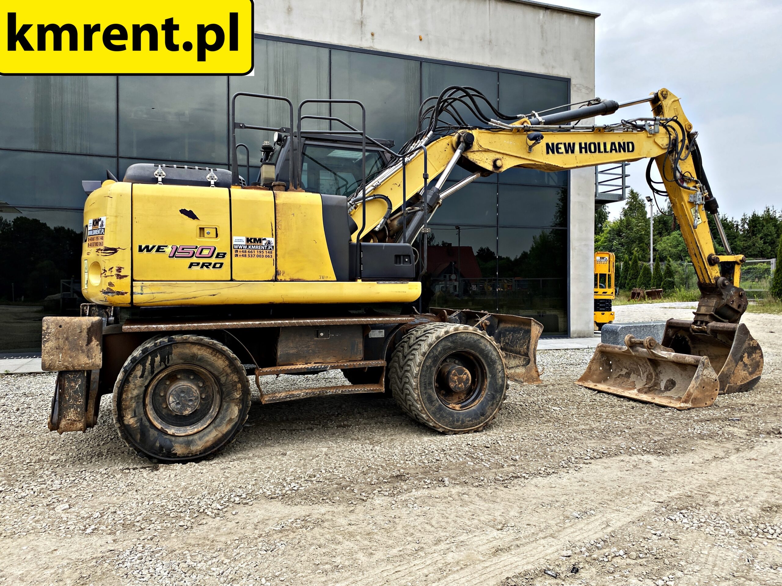 NEW HOLLAND WE150B KOPARKA KOŁOWA - KM Rent NEW HOLLAND WE150B KOPARKA KOŁOWA - KM Rent